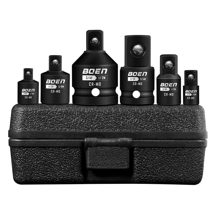 BOENTools 6Pc Impact Socket Adapter Set